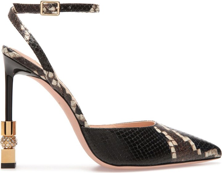 Bally Tatjana snakeskin-print leather pumps - ShopStyle