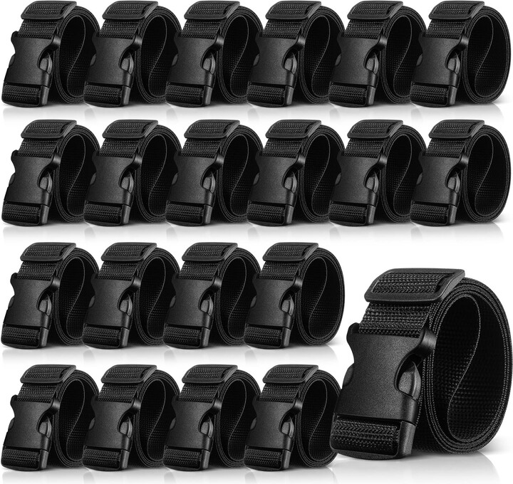Hicarer 20 Pack Tactical Belt for Men Quick Release Work Tool Belt ...