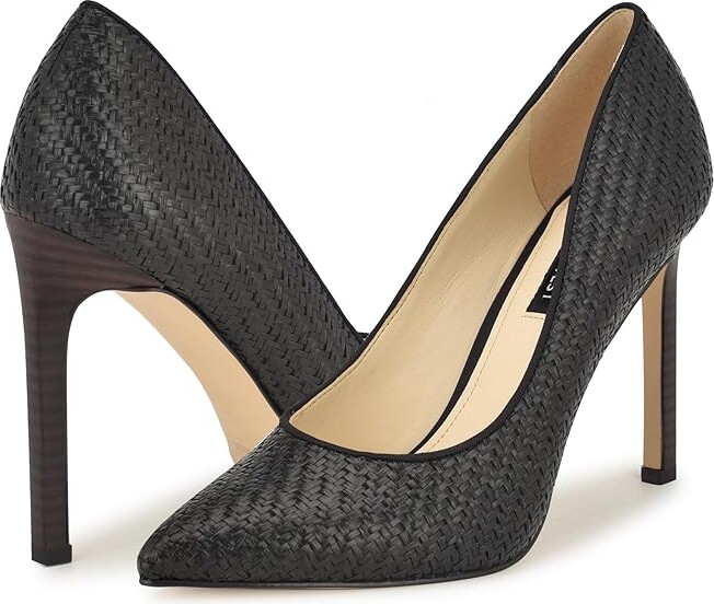 Nine West Tatiana 2 (Black Raffia 006) High Heels - ShopStyle Pumps