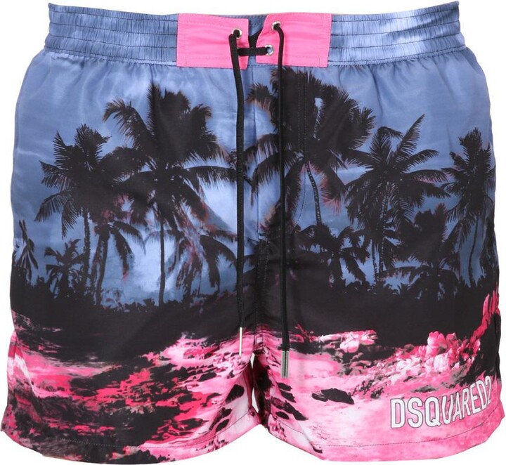 DSQUARED2 Costume With Print - ShopStyle Swimwear