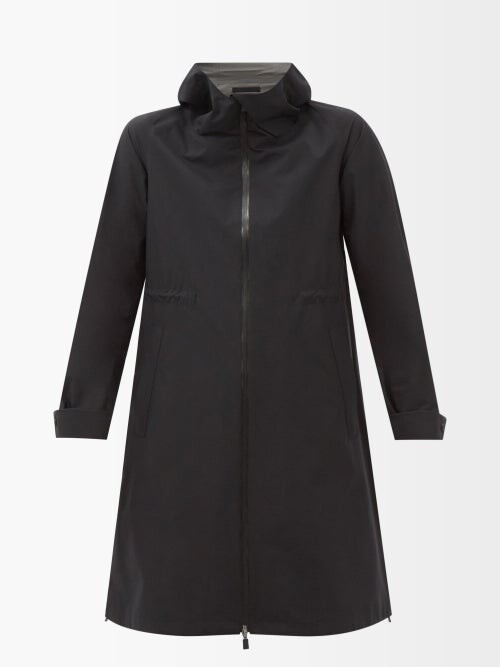 Herno Laminar Gortex Parka Coat - Black - ShopStyle