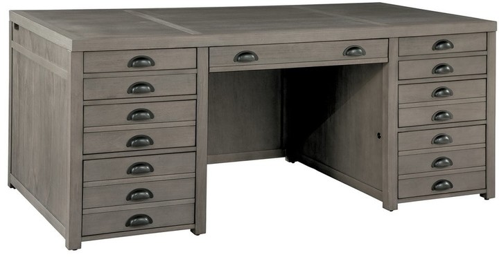 Hekman Solid Wood Executive Office Desk - Home Office - ShopStyle