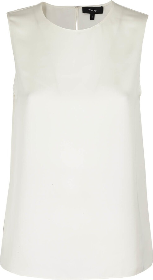 Theory Straight Shell Moder - ShopStyle Sleeveless Tops