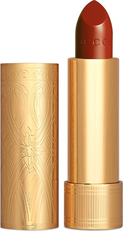 Gucci 505 Janet Rust, Rouge a Levres Satin Lipstick - ShopStyle