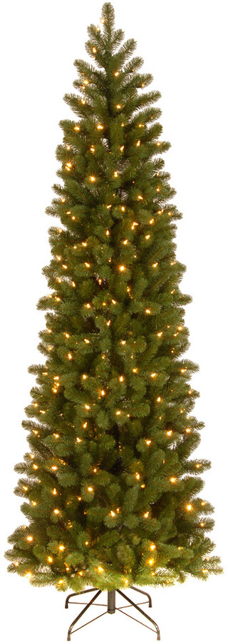 National Tree Company 7.5Ft Feel Real Down Swept Douglas Fir Pencil ...