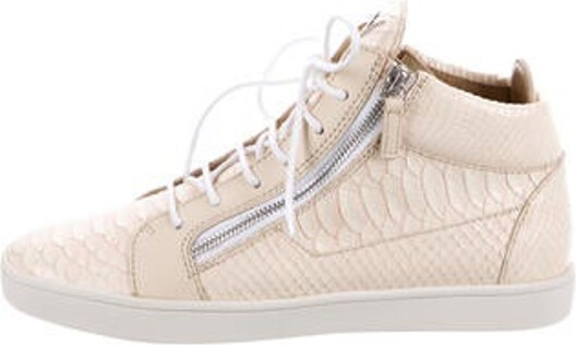 Giuseppe Zanotti Python Wedge Sneakers - ShopStyle
