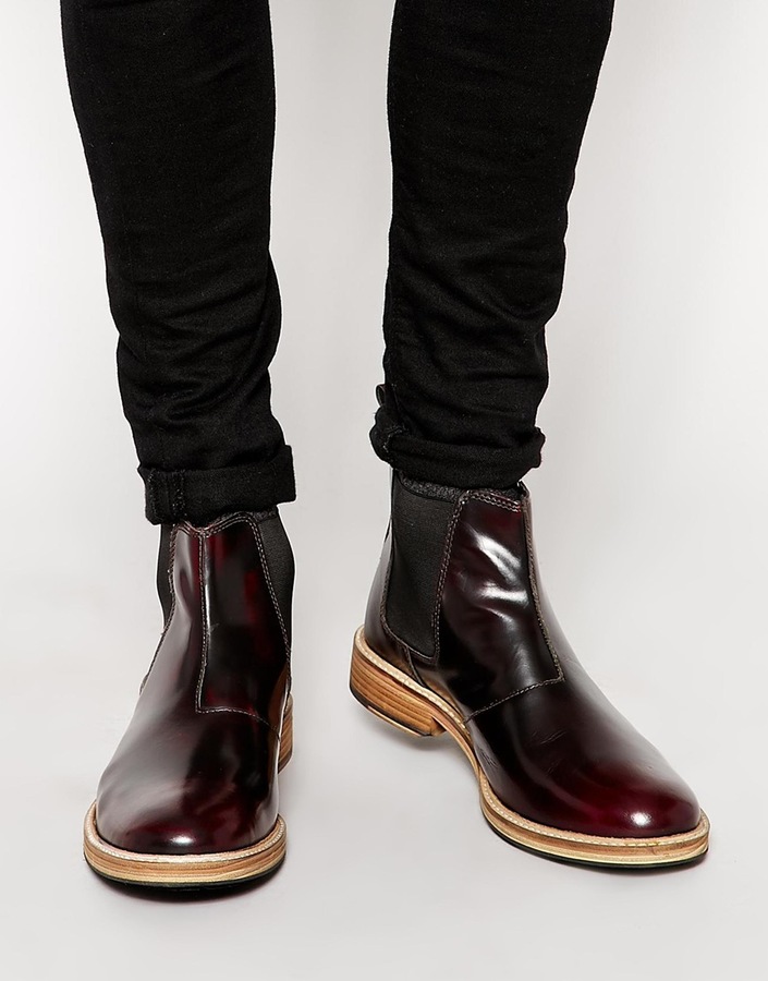 ASOS Chelsea Boots in Leather - ShopStyle