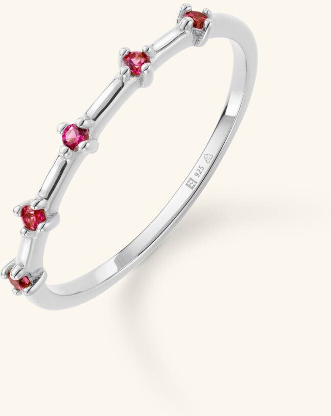 L'ERA 'Astra' Lab Ruby Ring - Grey - ShopStyle