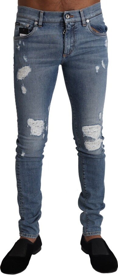 Dolce & Gabbana Elegant Skinny Men's Pants - ShopStyle Slim Jeans