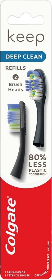 Colgate Keep Manual Toothbrush - Deep Clean Replaceable Brush Head ...