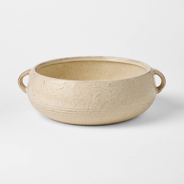 Threshold designed w/Studio McGee Glazed Ceramic Bowl with Handles ...