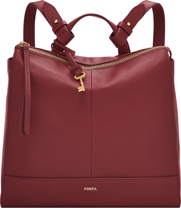 Fossil Women's Elina Leather Convertible Small Backpack - ShopStyle