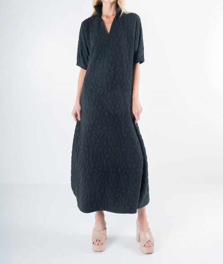 Emily McCarthy Poppy Maxi In Black Cheetah - ShopStyle