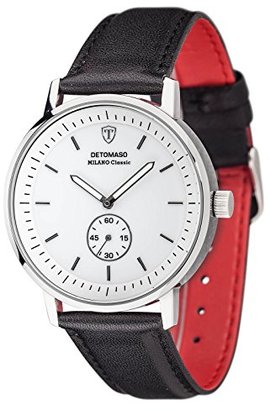 DETOMASO Men's Milano Classic Quartz Watch with White Dial Analogue ...