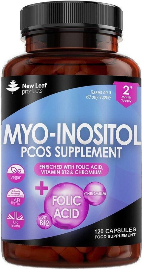 New leaf health Myo-Inositol PCOS Supplement - Myo-Inositol 120 ...