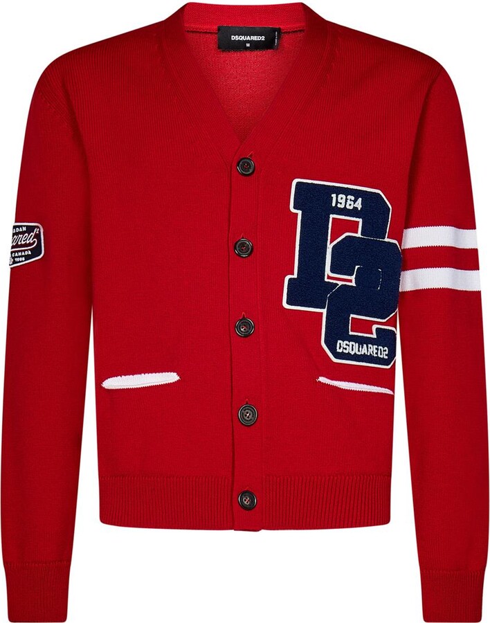 DSQUARED2 COLLEGE SHETLAND Cardigan - ShopStyle