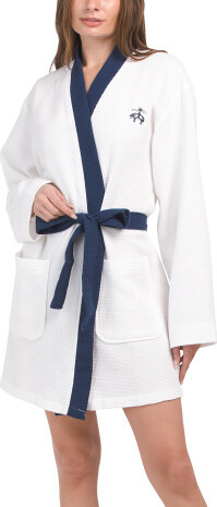 TJMAXX Logo Waffle Spa Robe - ShopStyle