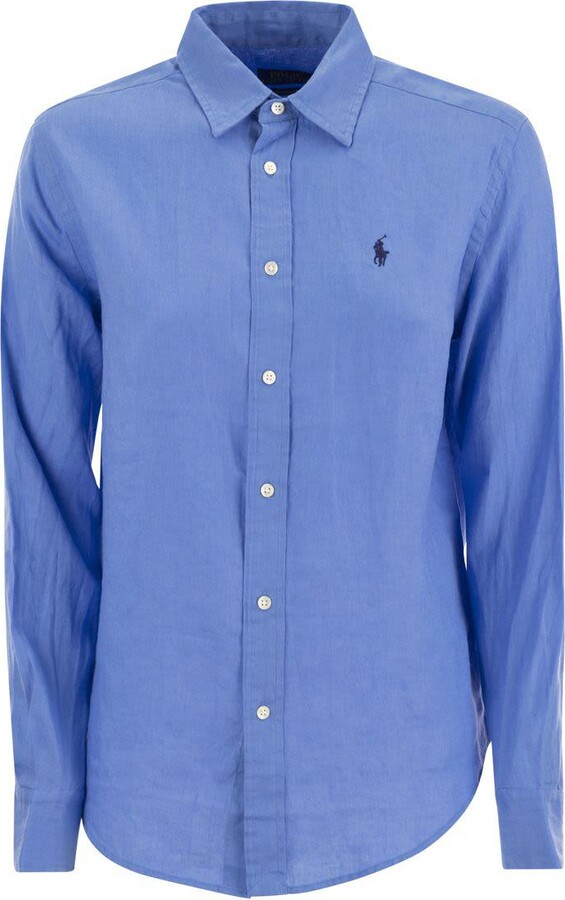 Polo Ralph Lauren Linen shirt - ShopStyle Tops