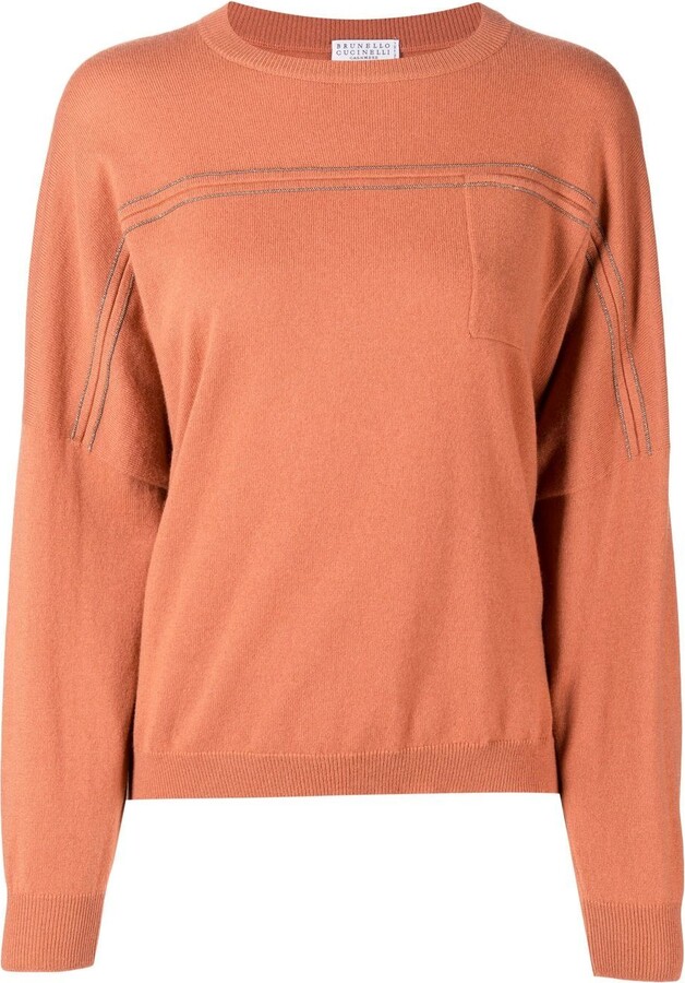 Brunello Cucinelli Beaded Cashmere Jumper - ShopStyle