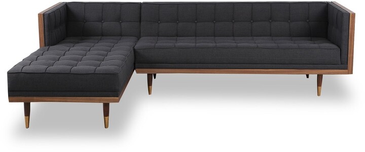 Kardiel Woodrow Mid-century Modern Box Sofa Sectional - ShopStyle