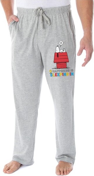 Peanuts Intimo Peanut Adult Snoopy Sleeping In Character Loungewear Sleep Pajama Pant Large ...