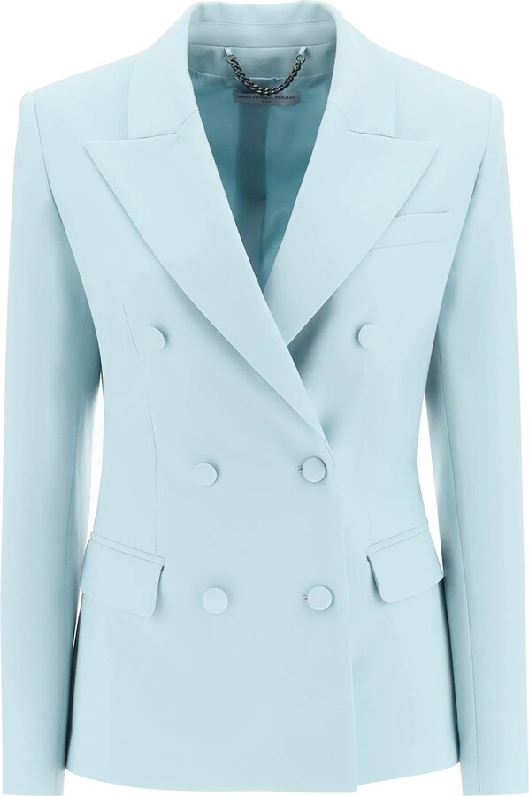 Mvp Wardrobe Double Breasted Waisted Jacket - ShopStyle Blazers