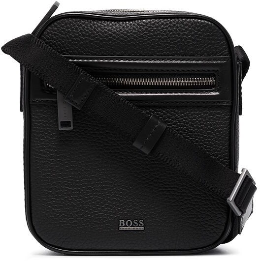 HUGO BOSS Helios leather messenger bag - ShopStyle