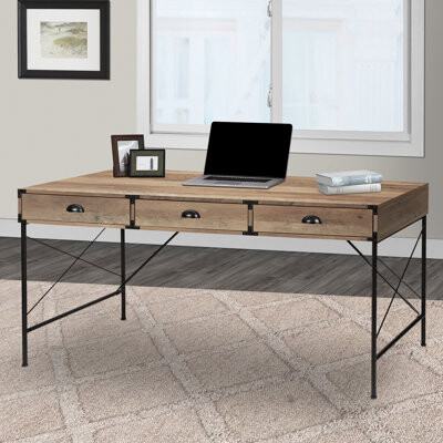 Sand & Stable Orman Wood Grain Desk with Drawers - ShopStyle