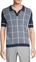 Max 'n Chester Windowpane Stripe Knit Polo - ShopStyle