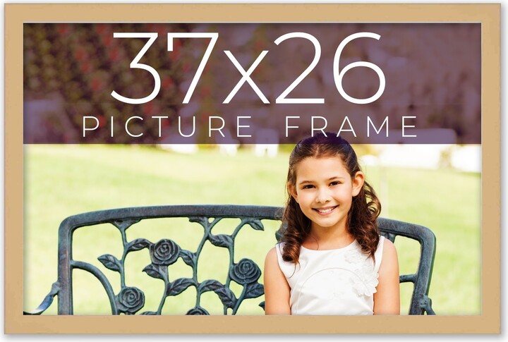 CustomPictureFrames.com 37x26 Shadow Box Frame Brown | 0.875 inches ...