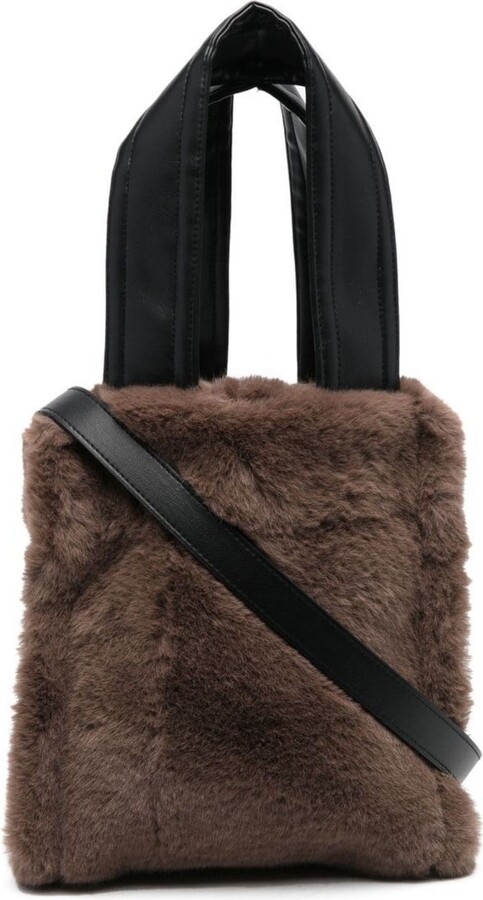 Stand Studio Lucille Shearling-Style Tote Bag - ShopStyle