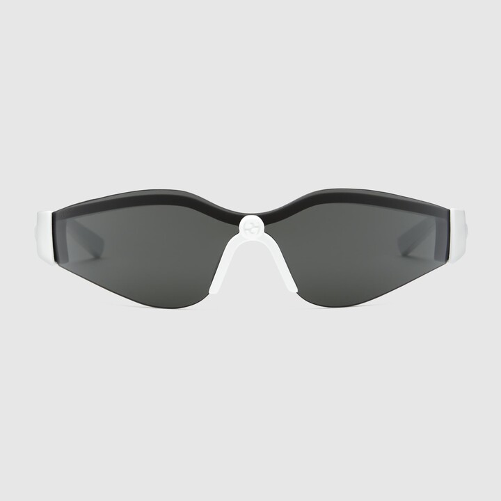 Gucci Mask-shaped frame sunglasses - ShopStyle