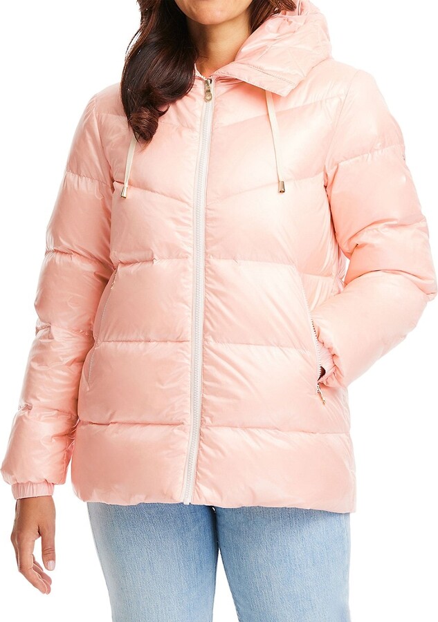 Kate Spade Down Hooded Puffer Jacket - ShopStyle