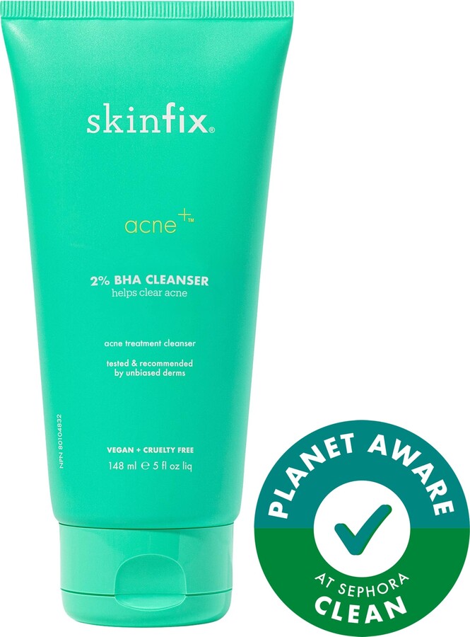 Skinfix Acne+ 2% BHA + Azelaic Acid + Niacinamide + AHA Cleanser 5 oz ...