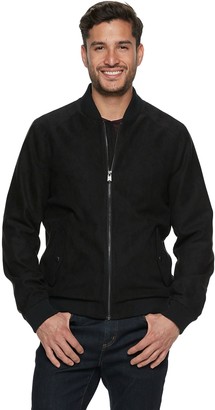 Marc Anthony Men's Modern-Fit Faux-Suede Bomber Jacket - ShopStyle