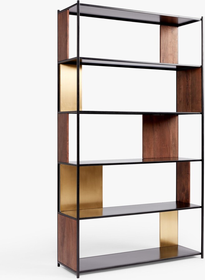 John Lewis + Swoon Brunel Wide Shelving Unit, Brown - ShopStyle ...