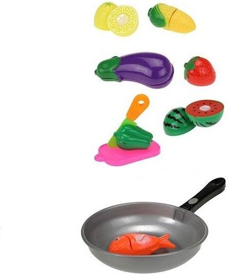 UMKYTOYS Frying Pan with Vegetables and Fruit Playset for Kids - ShopStyle