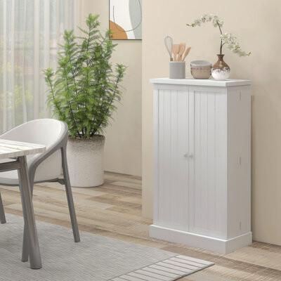 Lark Manor Covina 41" Kitchen Pantry Storage Cabinet Freestanding ...