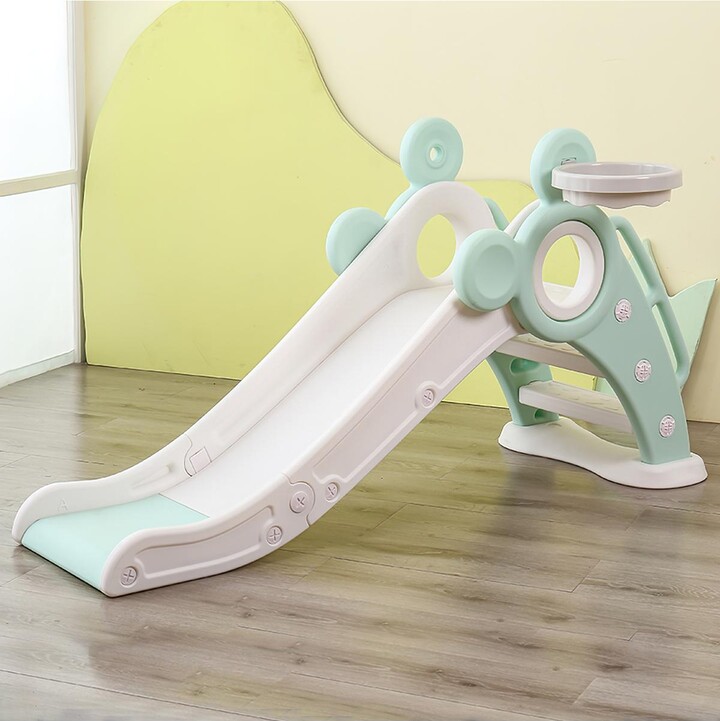 Simplie Fun Children/'s Folding Slides with Stairs, Outdoor Small ...