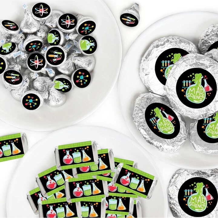 Big Dot Of Happiness Scientist Lab - Mad Science Birthday Party Candy ...