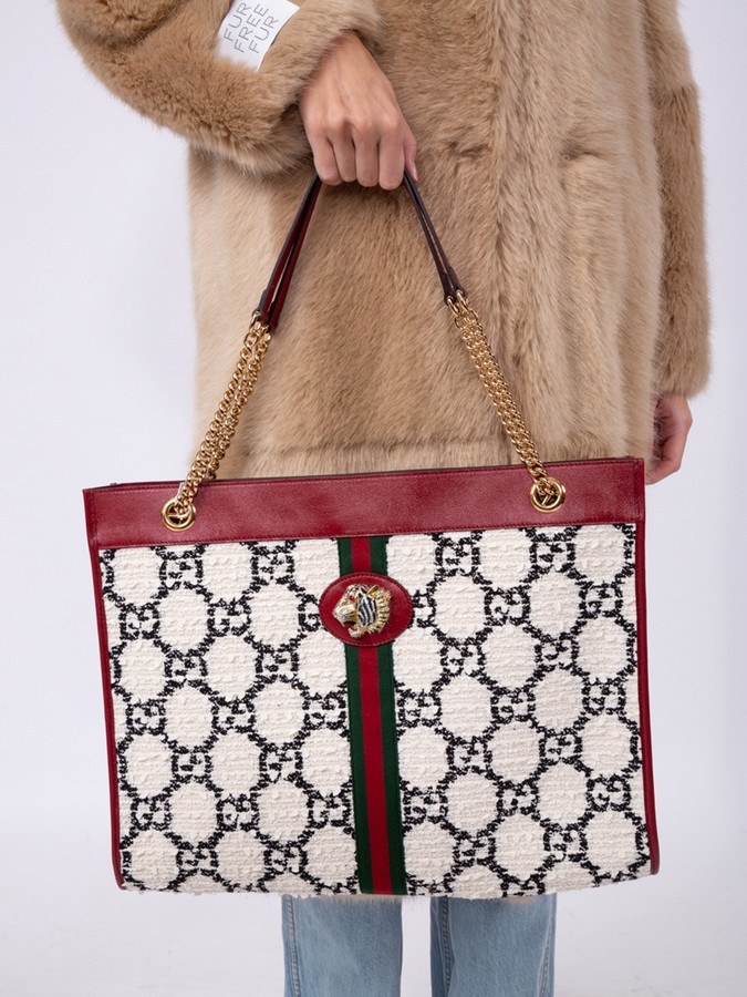 Gucci Rajah Large Monogram Tote - ShopStyle