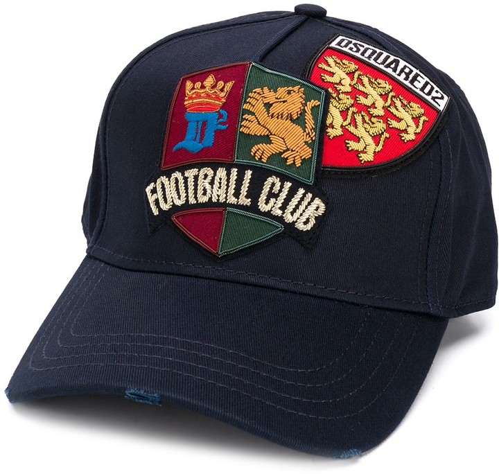 DSQUARED2 Multi-Logo Patches Cap - ShopStyle Hats