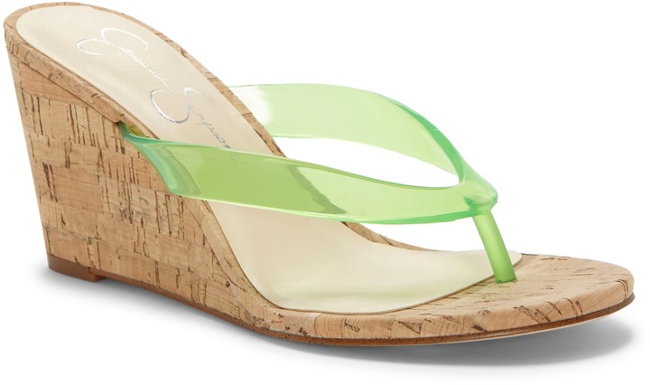 Jessica Simpson Coyrie Wedge Flip Flop - ShopStyle Sandals