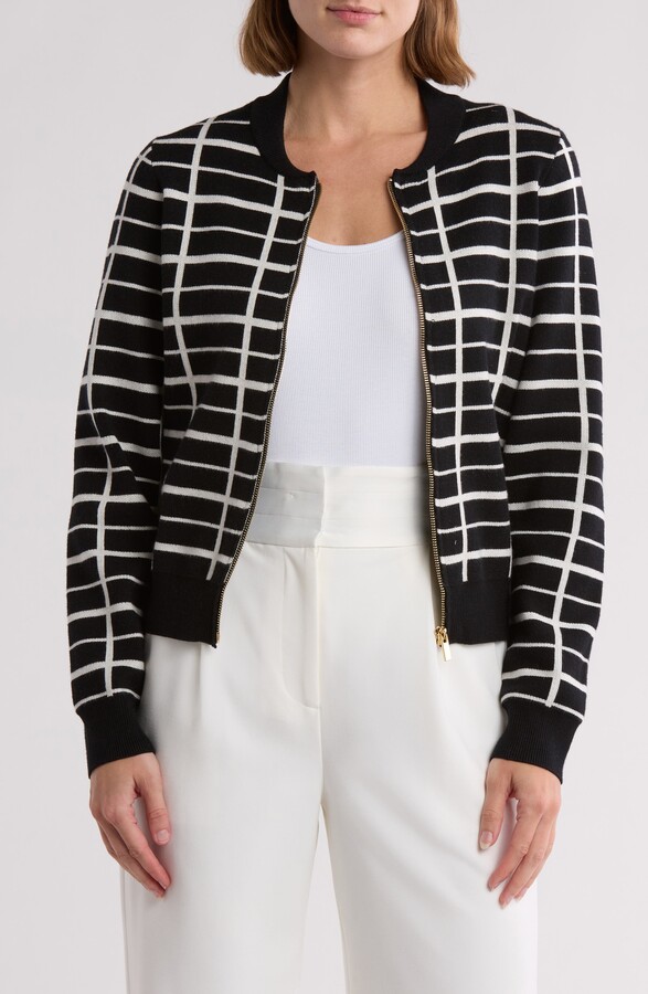 BY DESIGN Jenny Double Knit Bomber Jacket - ShopStyle
