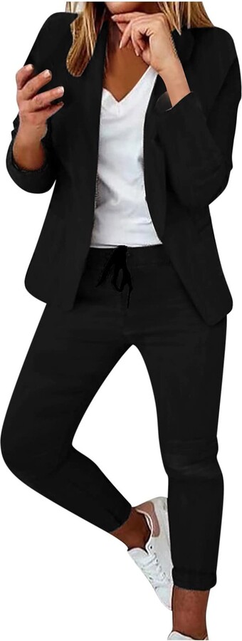 Mrat Blazer Outfits Women Sale Suit Set Ladies 2 Piece Trouser Suits ...