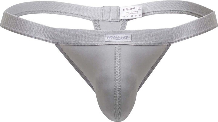 ErgoWear Men's Underwear Thongs SLK (Silver/XL) - ShopStyle Briefs
