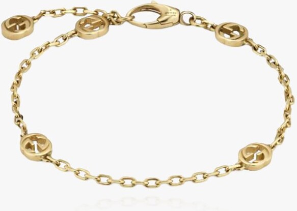 Gucci Interlocking G Chained Bracelet - ShopStyle