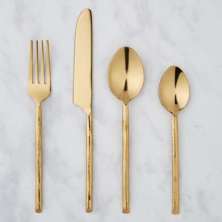Dunelm 16 Piece Gold Cutlery Set Gold - ShopStyle