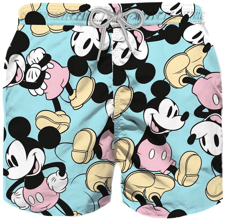 MC2 Saint Barth Mickey Mouse Boy Swim Trunks - Disney Special Edition ...