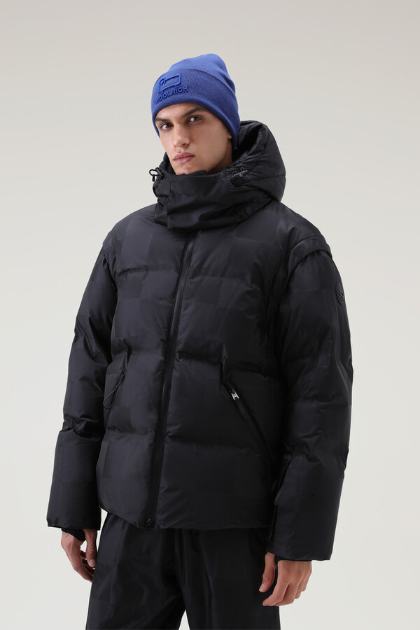 Woolrich Waterproof Shelter Ski Puffer Jacket with Removable Hood and ...